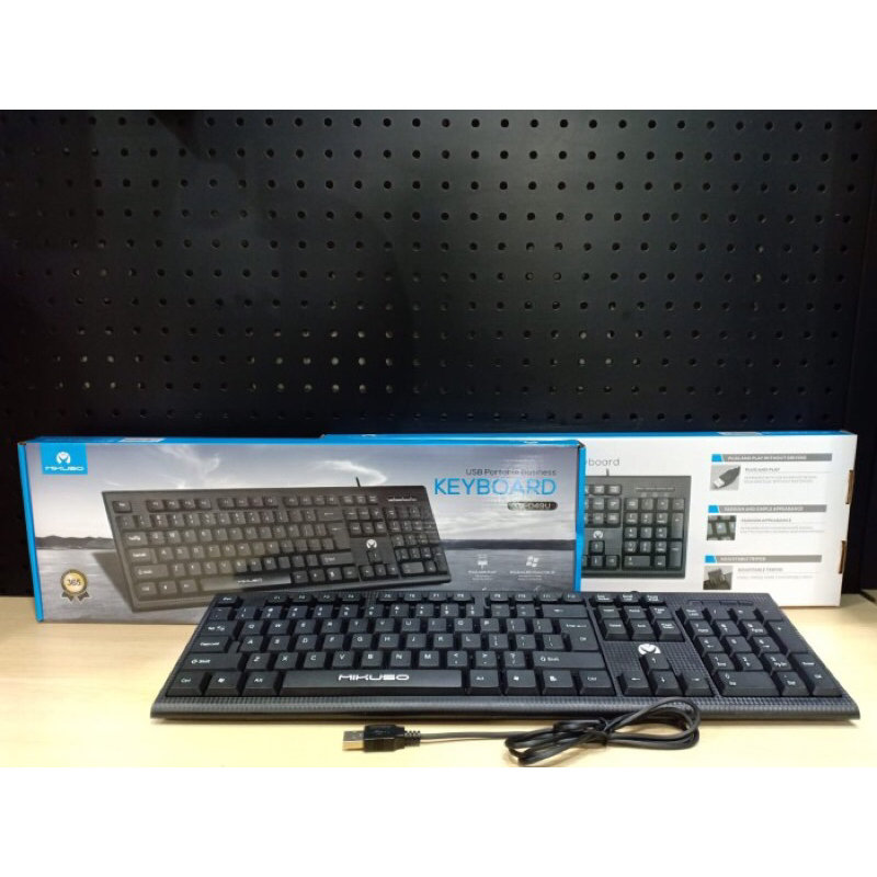 Jual Keyboard PC Mikuso KB-049U Keyboard USB Plug n Play Keyboard ...