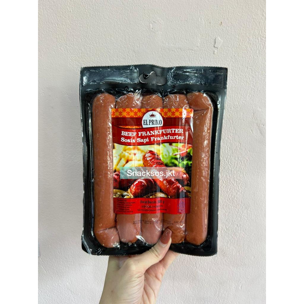 Jual ELPRIMO SAUSAGE CHEESE BEEF SOSIS SAPI KEJU / BEEF PICNIC / BEEF ...