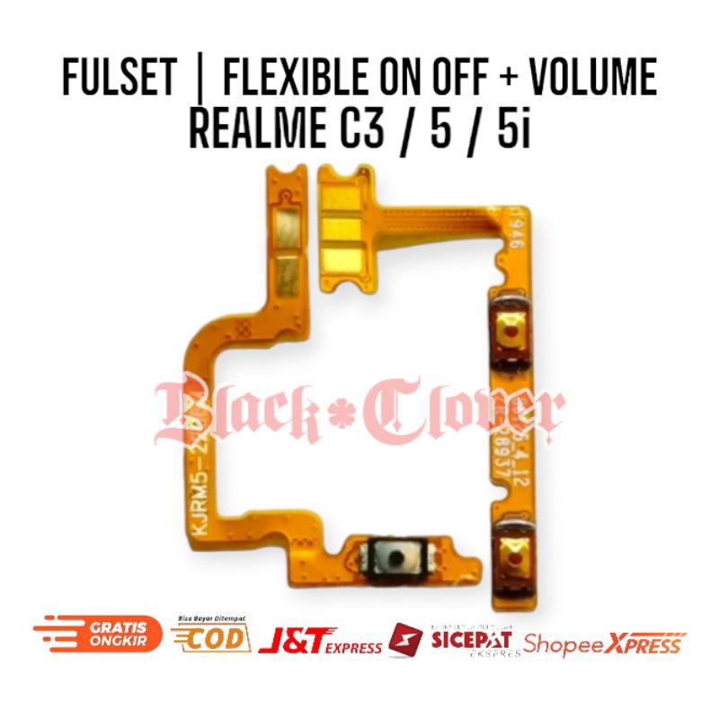 Jual Fulset | Flexible Flexibel On Off + Volume Realme C3 / 5 / 5i Fleksible Fleksible Tombol ...