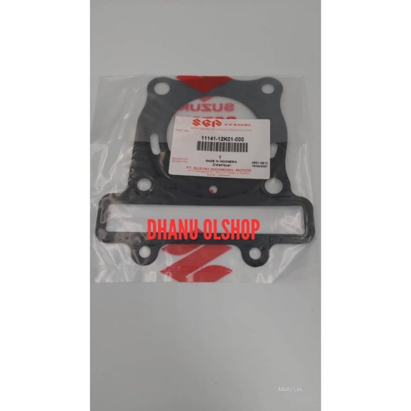Jual paking gasket perpak cylinder Head kop atas Gsx R S Bandit 150 satria Fu fi injeksi ori sgp ...