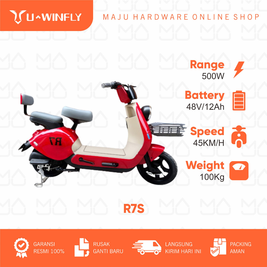 Jual Sepeda Listrik Uwinfly R7S - Garansi Resmi | Shopee Indonesia