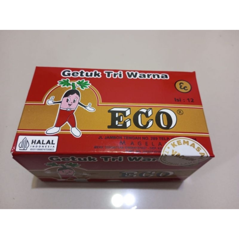 Jual Getuk Tri Warna ECO kemasan Vakum isi 12 | Shopee Indonesia