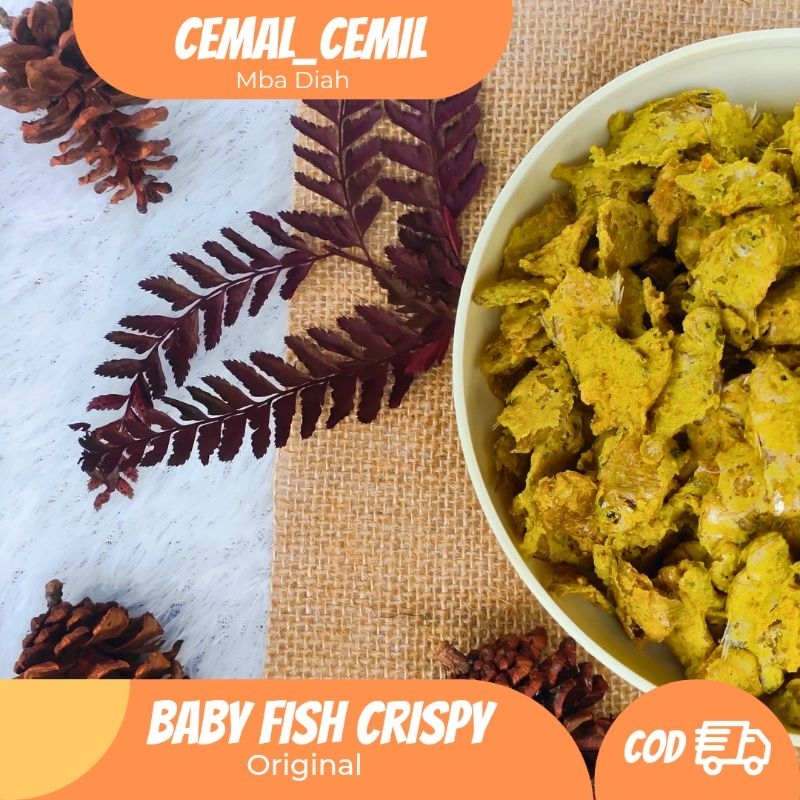 Jual Baby Fish Crispy 200gr rasa Original (Ikan Petek) | Shopee Indonesia