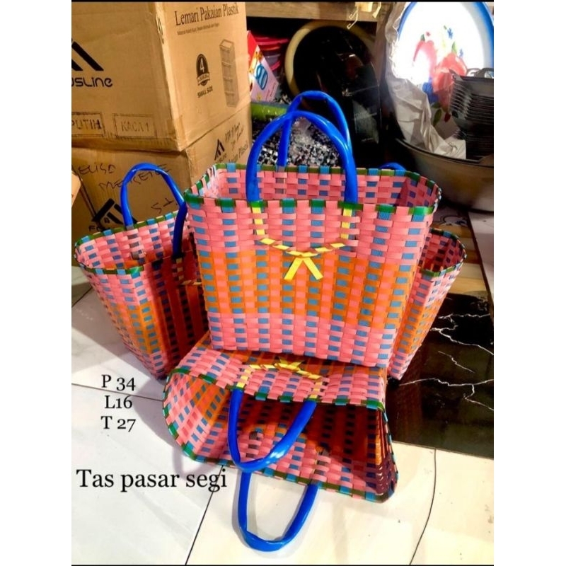 Jual tas anyam plastik | Shopee Indonesia