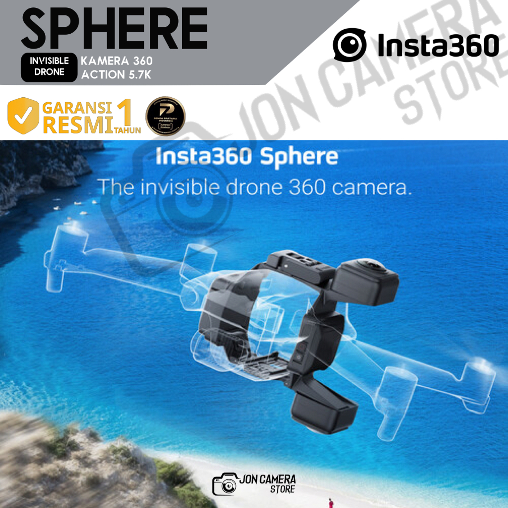 Jual insta360 Sphere Invisible Drone 360 Lens for Drone 360 Video ...