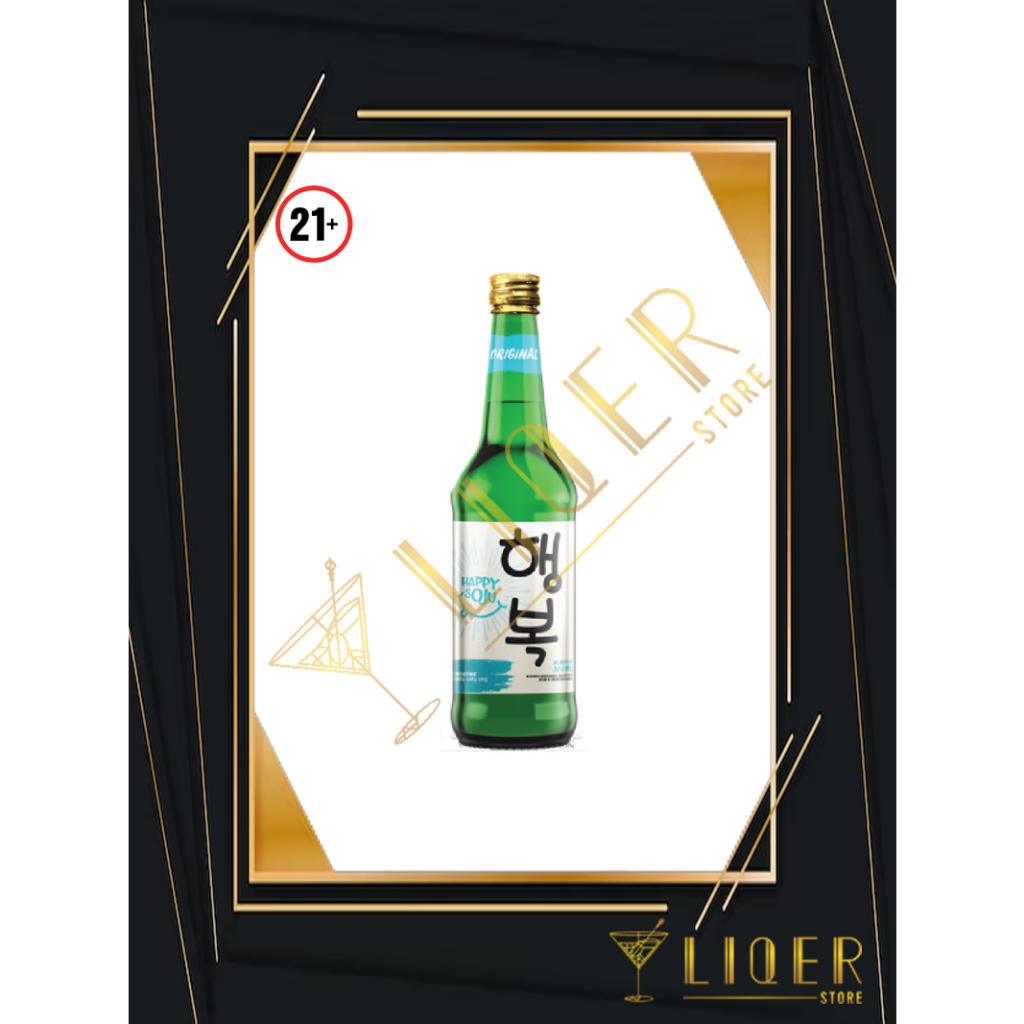 Jual Happy Soju Original - Soju botol 360ml | Shopee Indonesia