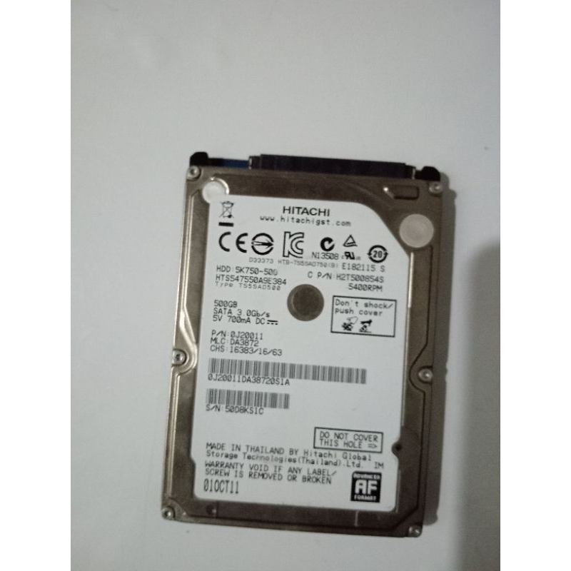 Jual Hardisk laptop Merk Hitachi 500gb | Shopee Indonesia