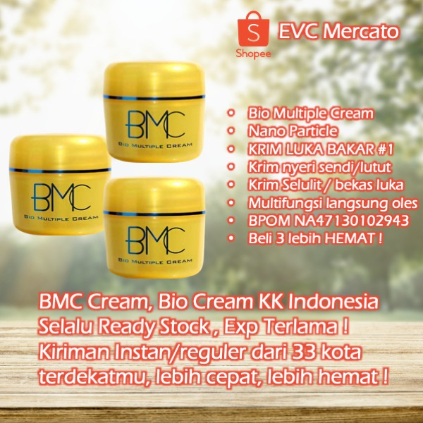 Jual BMC Cream KK BIO Cream Krim Luka bakar no 1 | Shopee Indonesia