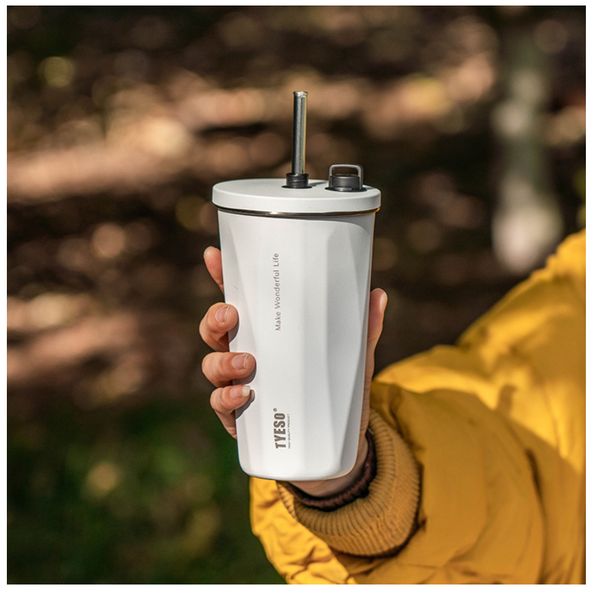 Jual TYESO - TUMBLER KOPI CUP HIGH QUALITY VACUUM INSULATED 600 ML ORIGINAL | Shopee Indonesia