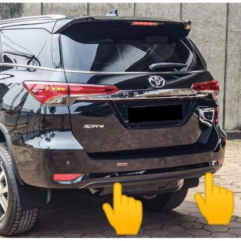 Jual LIDAH COVER SPOILER BUMPER BELAKANG FORTUNER VRZ ORIGINAL | Shopee ...