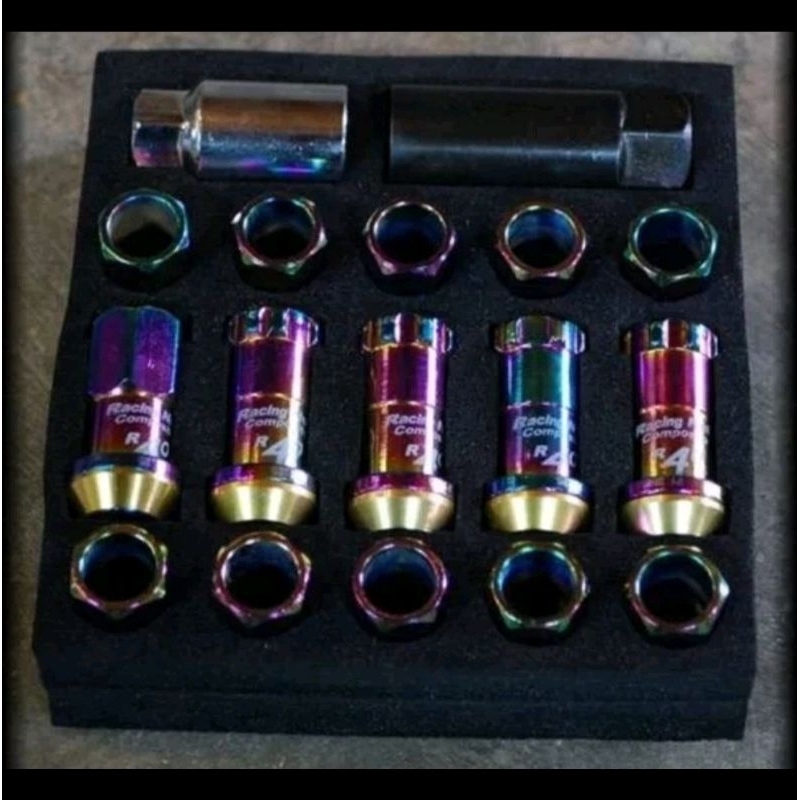 Jual baut roda titanium racing | Shopee Indonesia