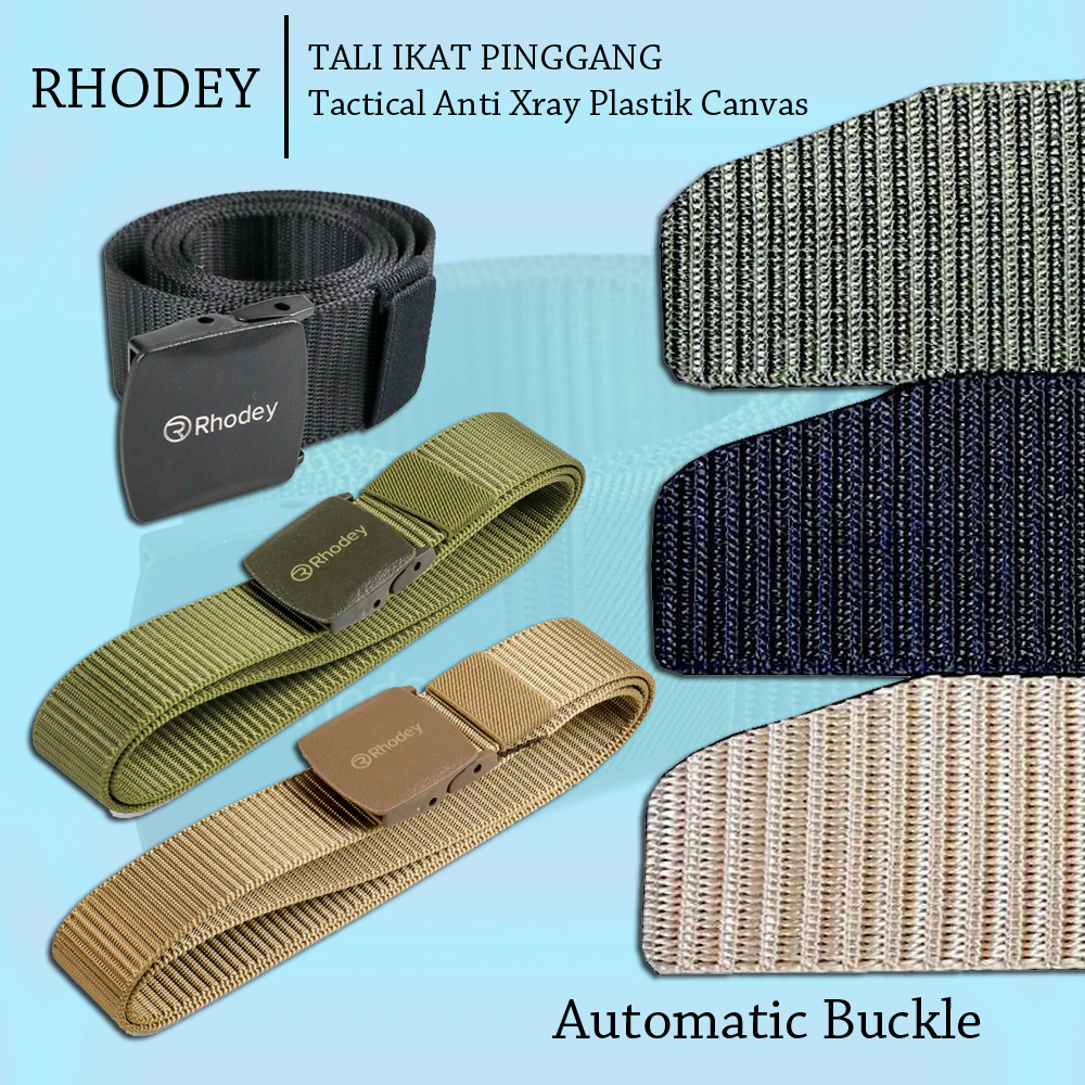 Jual Sabuk Tali Ikat Pinggang Anti Xray Plastik Automatic Buckle - 899 ...
