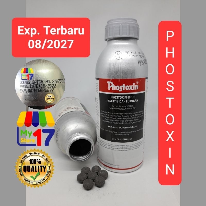 Jual Phostoxin 56 TB Obat Fumigasi Made in Germany Obat Kutu Beras ...