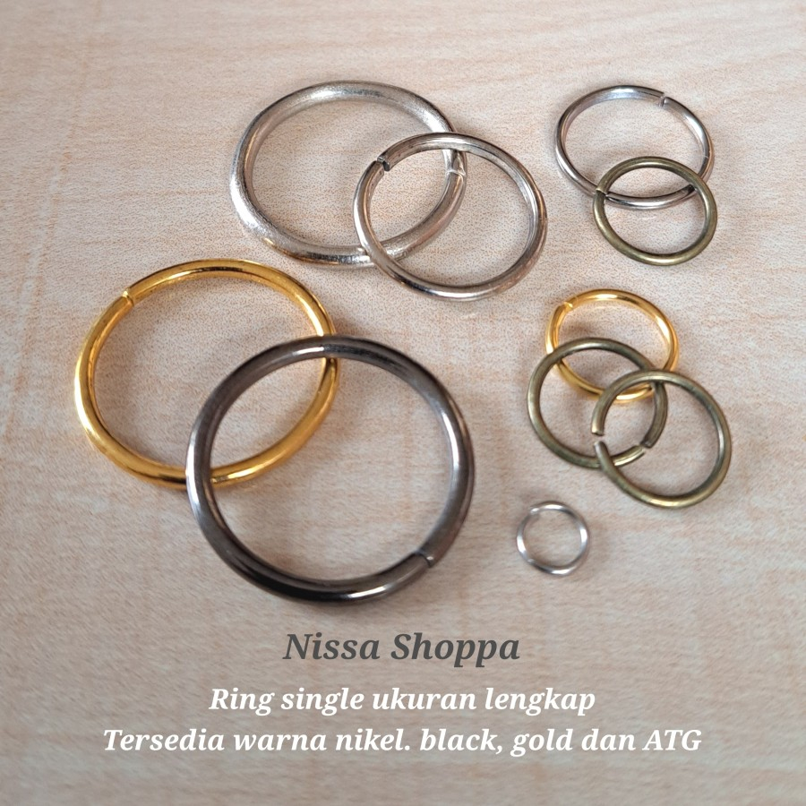 Jual Ring single ring O / ring besi / ukuran dan warna lengkap | Shopee ...