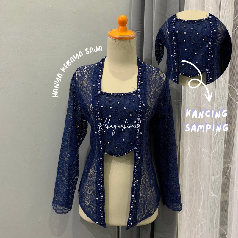 Jual Kebaya Kancing Samping Modern | Shopee Indonesia