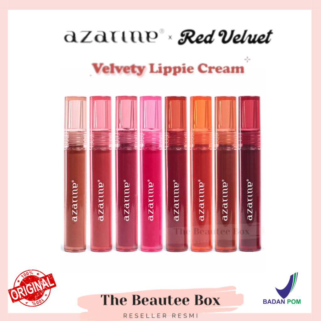 Jual AZARINE - Velvety Lippie Cream Lip Velvet Matte 3.2 ml | Shopee ...