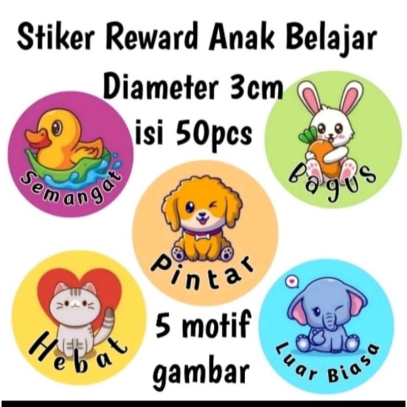 Jual Stiker reward anak belajar | Shopee Indonesia