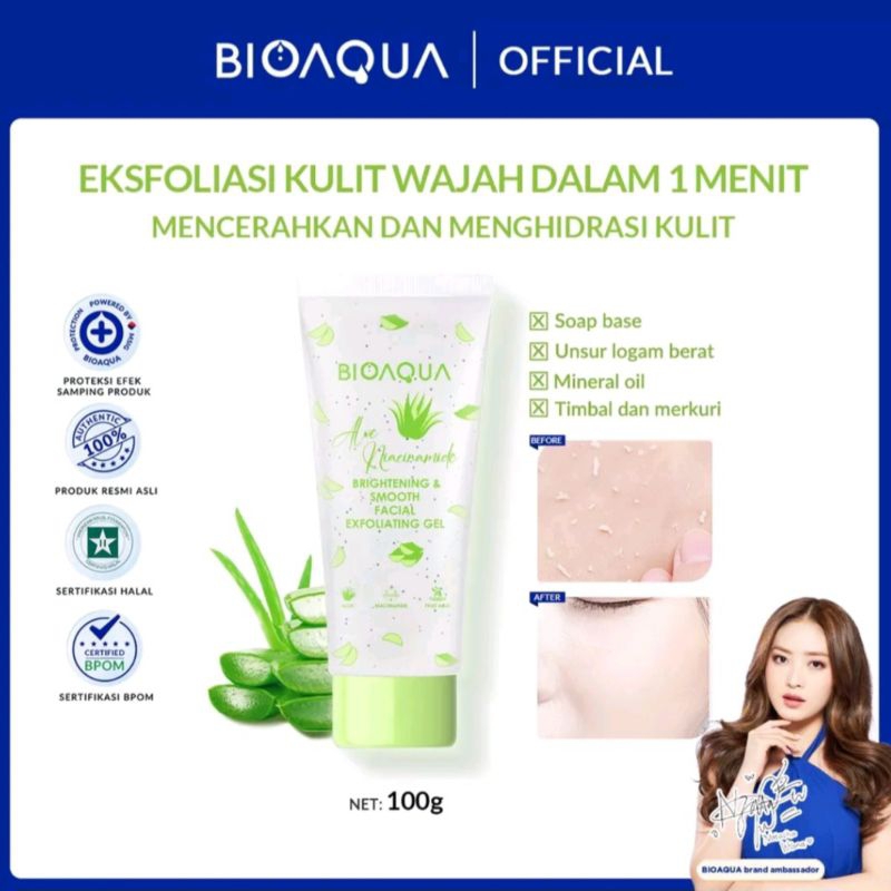 Jual BIOAQUA Niacinamide Brightening & Nourishing Body Scrub 100g ...