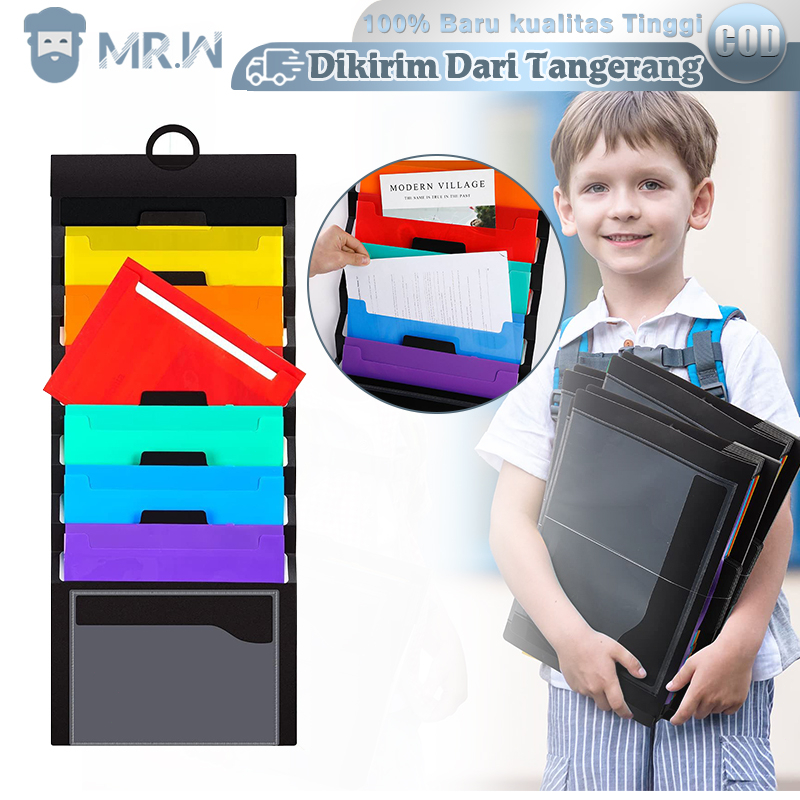 Jual A4 Tas Dokumen Anti Air Portabel Rak File Gantung Warna Folder ...