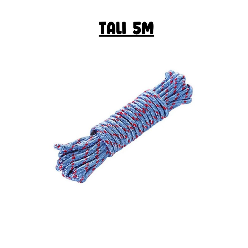 Jual Tali Jemuran Baju Nylon 5m & 10m Anti Slip / Ikat Tambang Nilon ...