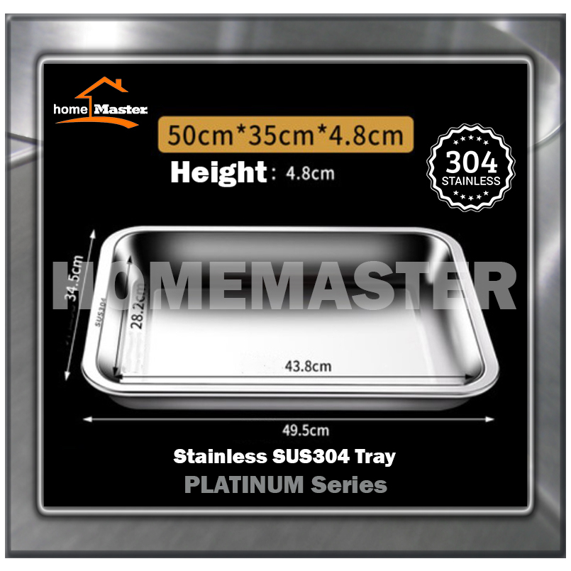 Jual Nampan/Tray/Baki Stainless/Besi Baja Tahan Karat SUS304 50x35x4.8 ...