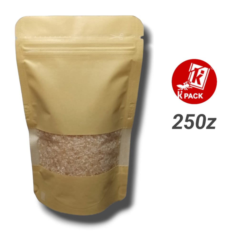 Jual STANDING POUCH PAPERKRAFT WINDOW LITHO BROWN 250 GR | Shopee Indonesia