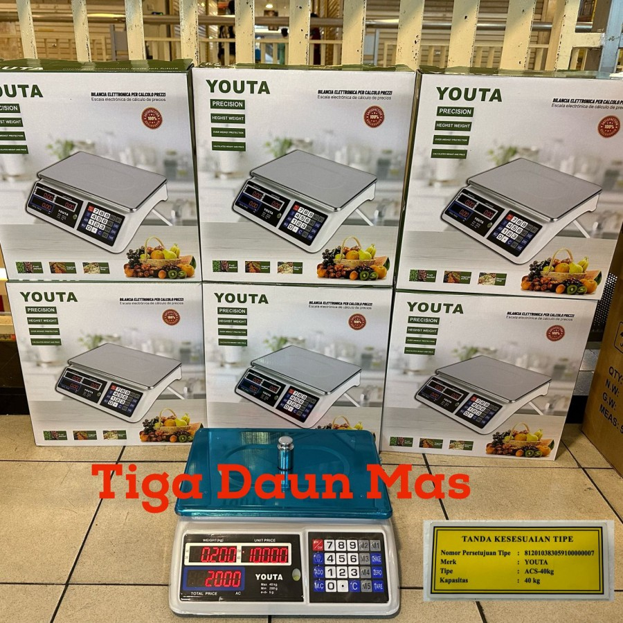 Jual Timbangan Meja Digital Youta 40 Kg Timbangan Laundry Timbangan Sembako | Shopee Indonesia