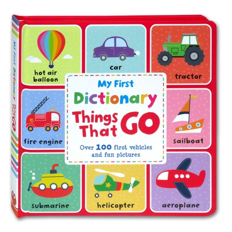 Jual My first Dictionary Things That Go Board Book with 100 First ...