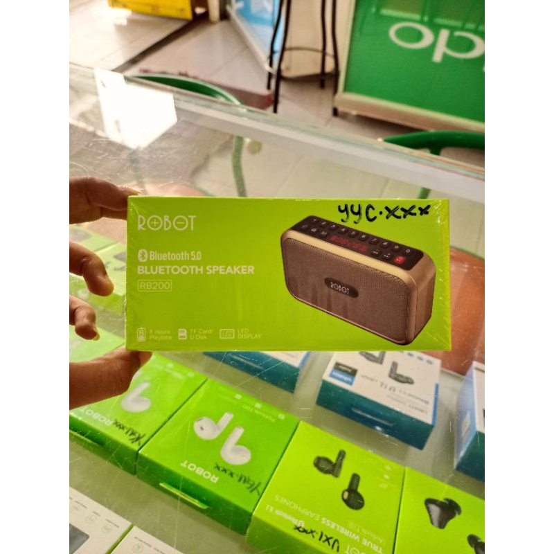 Jual speaker bluetooth robot RB200 | Shopee Indonesia