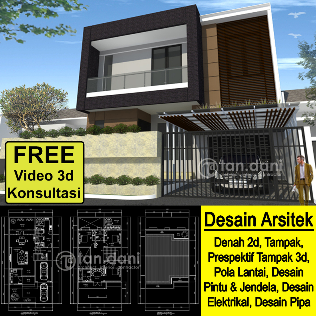 Jual Desain Rumah Arsitek Interior Furniture Denah IMB | Shopee Indonesia