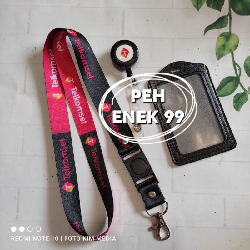 Jual TELKOMSEL IDCARD / TALI ID CARD TELKOMSEL/ Lanyard / Gantungan ...