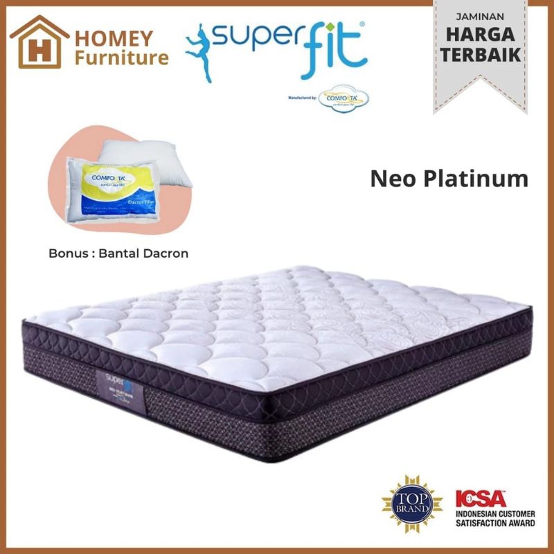 Jual SPRING BED NEO PLATINUM ELEGAN SPRING BED SUPER FIT SPRING BED ...