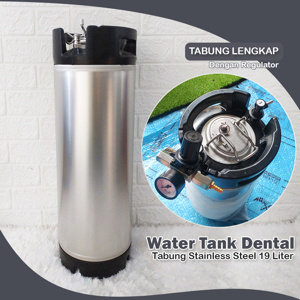 Jual Water Tank Dental Unit Stainless Tabung Coca Cola 19 Liter ...