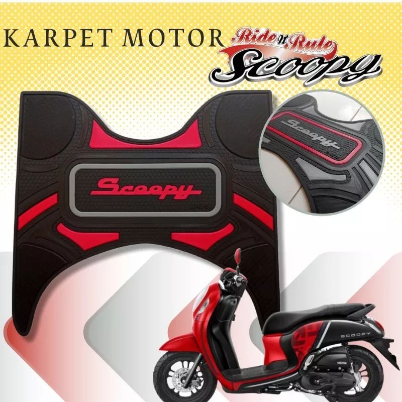 Jual Karpet Scoopy 2013 SD 2023 Alas Kaki Scopy Pijakan Scopi Keset ...