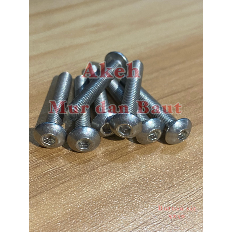Jual Baut Kancing M4 Stainless 304 / Button L M4 Murah | Shopee Indonesia