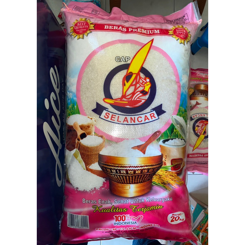 Jual BERAS SELANCAR 20KG - KIRIM INSTANT GOJEK/GRAB/SPX | Shopee Indonesia