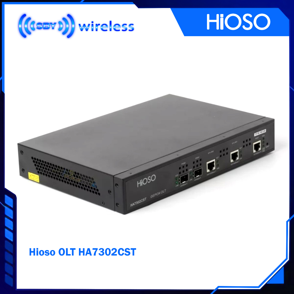Jual HIOSO HA7302CST OLT EPON GEPON 2 PON PORT NON SFP ( tidak termasuk ...