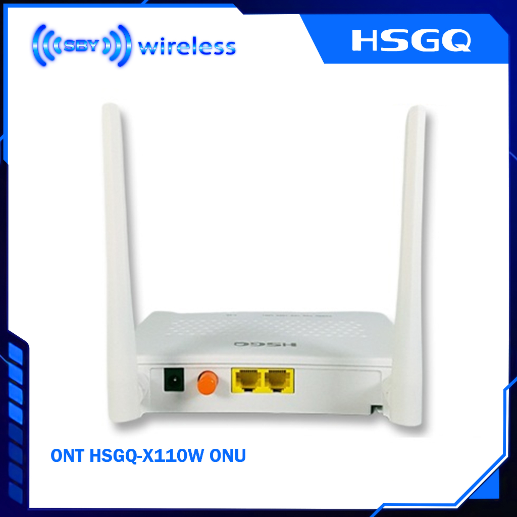 Jual HSGQ X110W XPON ONU ONT X110 W 1GE 1FE 300Mbps Wireless Router Fiberoptic EPON / GPON ...