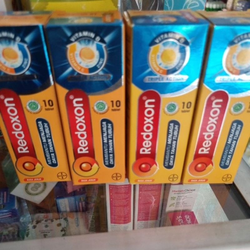 Jual Redoxon Triple Action rasa jeruk isi 10 | Shopee Indonesia