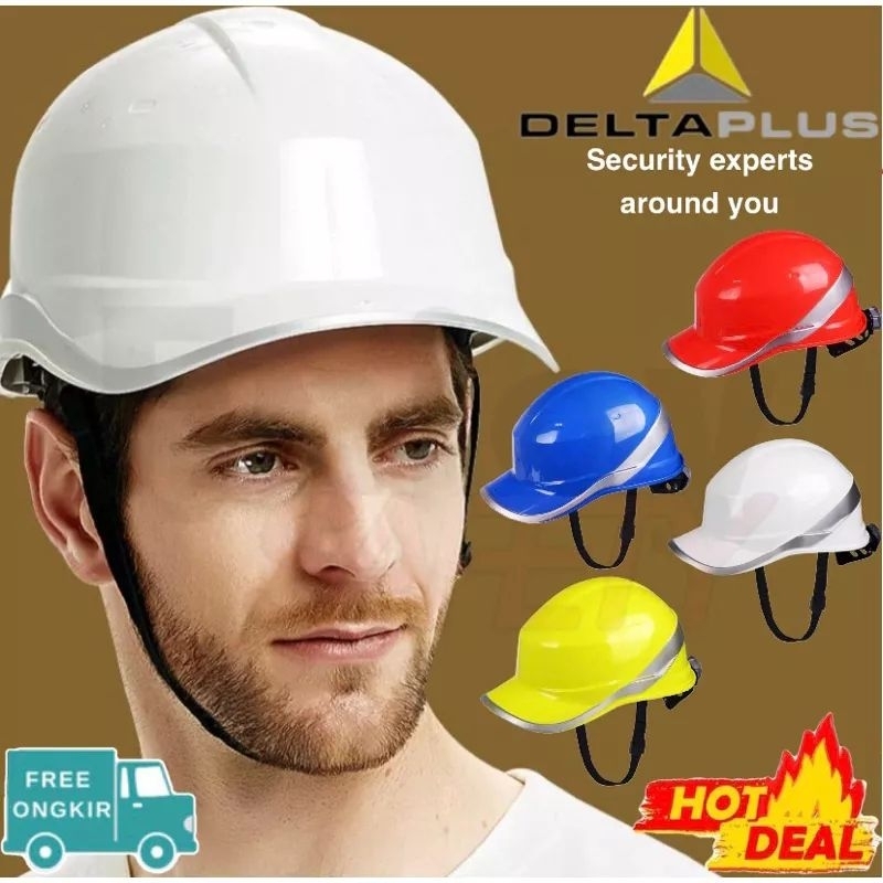 Jual Delta Plus Helm safety Standar SNI Proyek / dll blue | Shopee ...