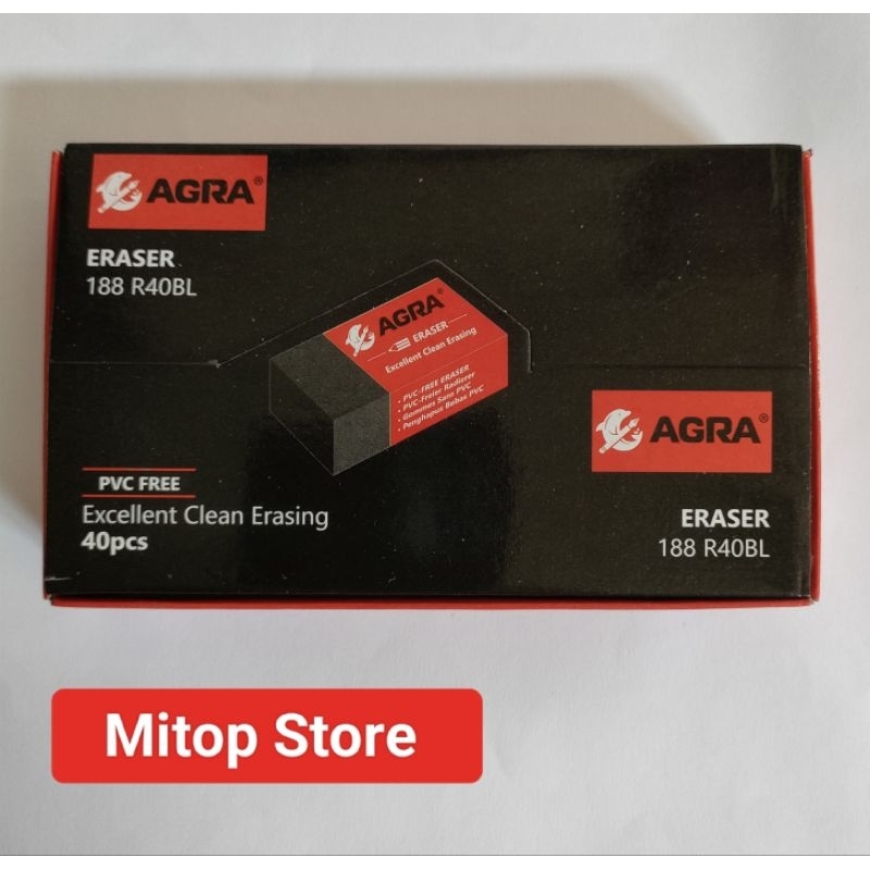 Jual Penghapus Agra hitam (10 pcs) | Shopee Indonesia