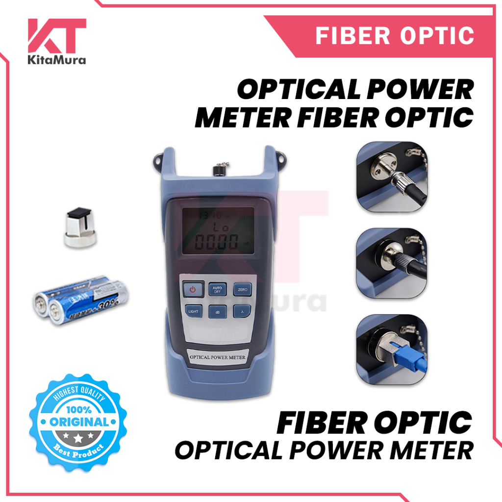 Jual OPM Optical Power Meteran || Alat Ukur Redaman Fiber Optic || DXP ...