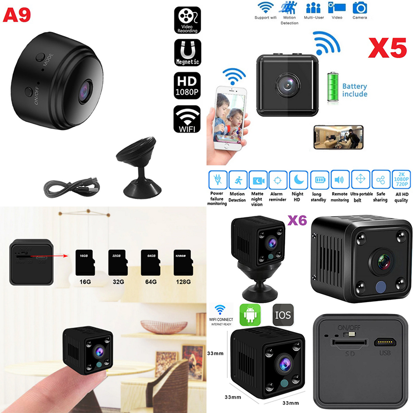 Jual Kamera mini full hd original X6 X5 A9 Mini IP Camera Wifi Sports ...