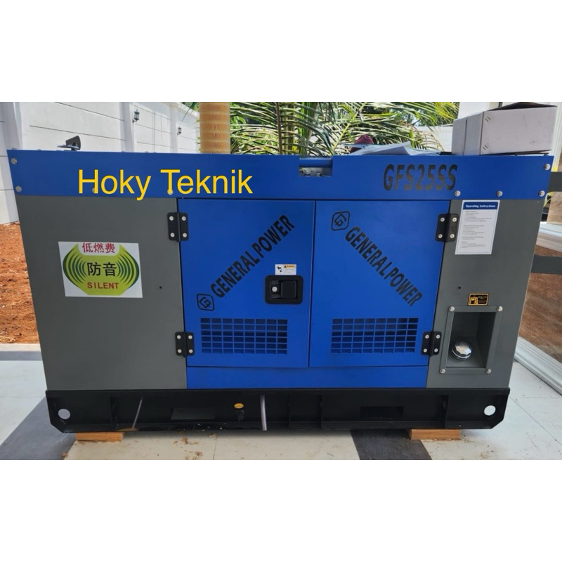 Jual Genset Silent 1Phase / 3Phase 10Kva-50Kva General Diesel Generator ...