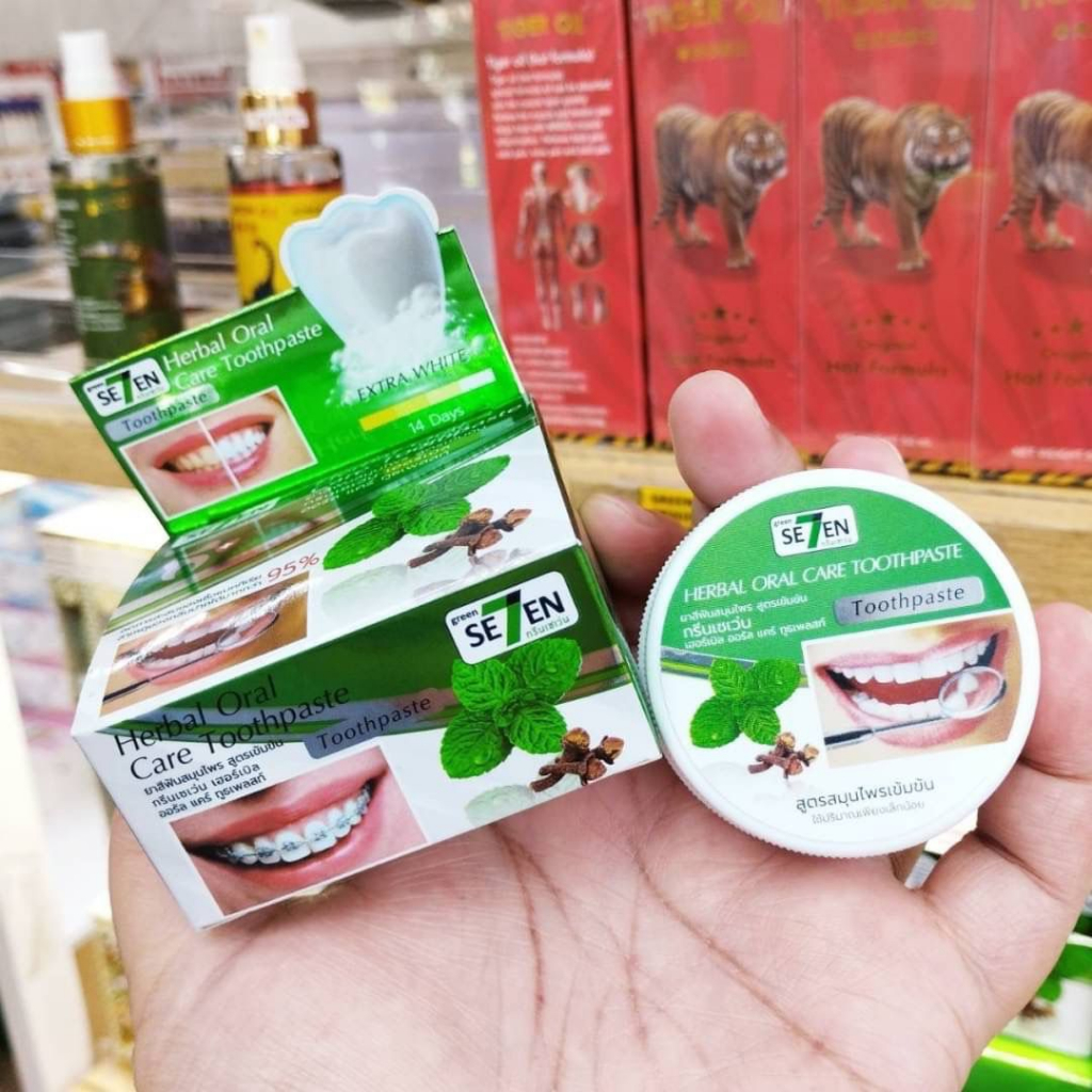 Jual Pasta Green Seven Herbal Oral Care Toothpaste - Green Se7en ...