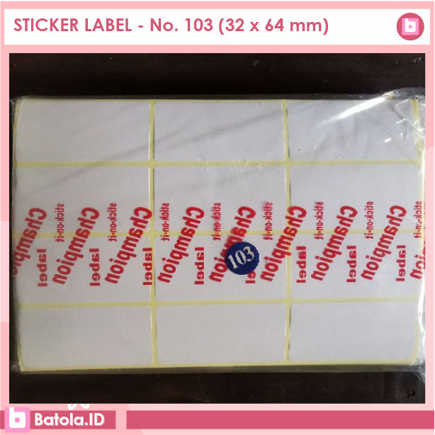 Jual Stiker Label Praktis Ukuran Lengkap | Label Undangan, Label Nama ...