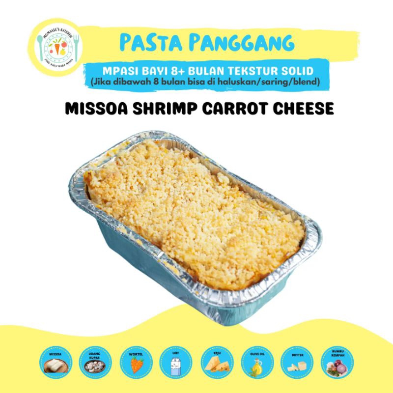 Jual MISSOA SHRIMP CARROT CHEESE (MPASI FROZEN) | Shopee Indonesia