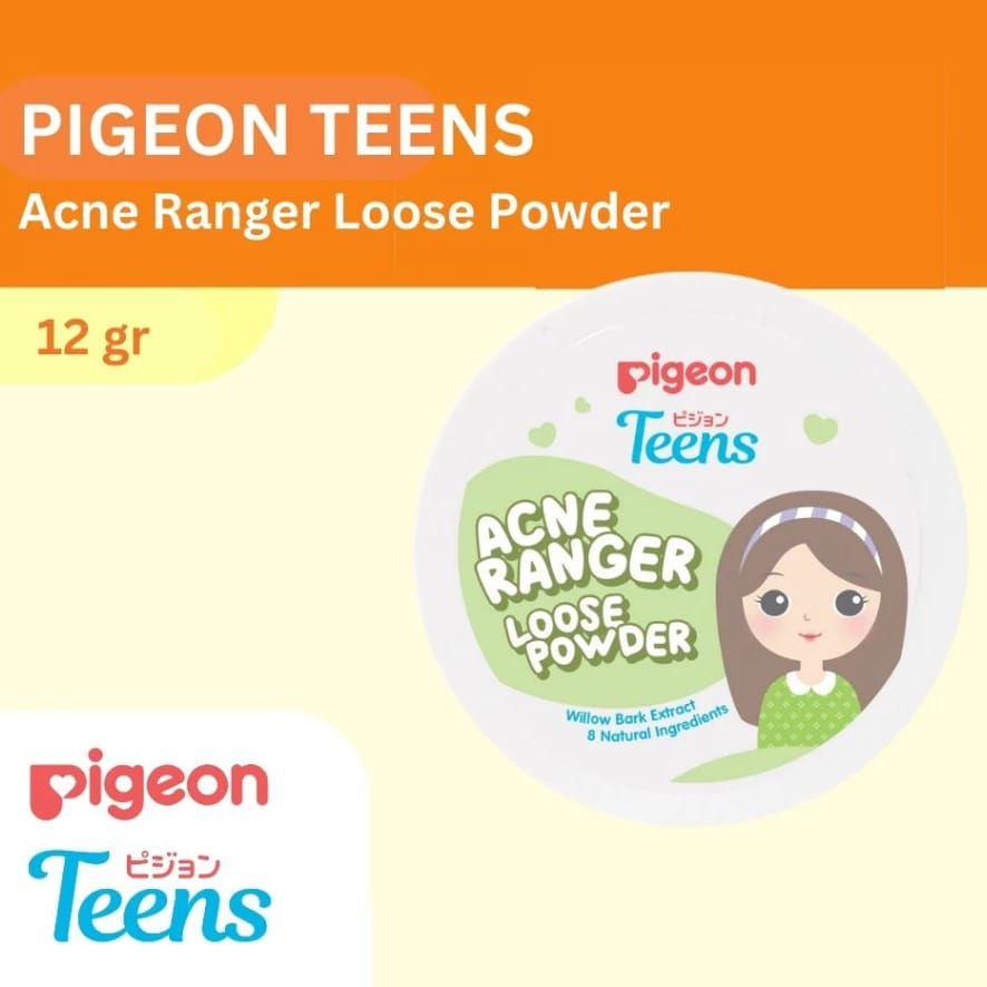 Jual PIGEON TEENS - Acne Ranger Loose Powder 12gr | Shopee Indonesia