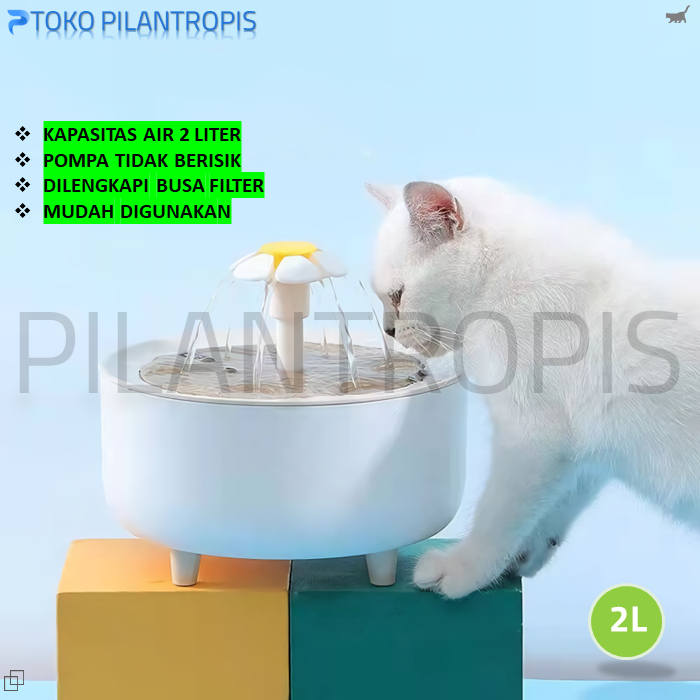 Jual PET CAT WATER FOUNTAIN KUCING DISPENSER AIR MANCUR TEMPAT MINUM ...