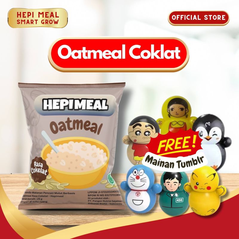 Jual Oatmeal Coklat Hepi Meal Makanan Untuk Bayi Hingga Dewasa Baik ...